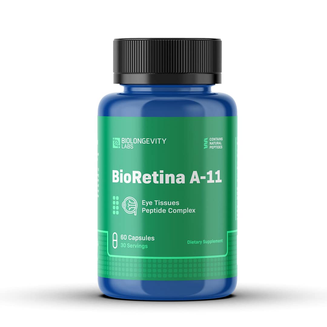 Visoluten A-11 Retina Peptide Bioregulator - BioRetina - Capsules
