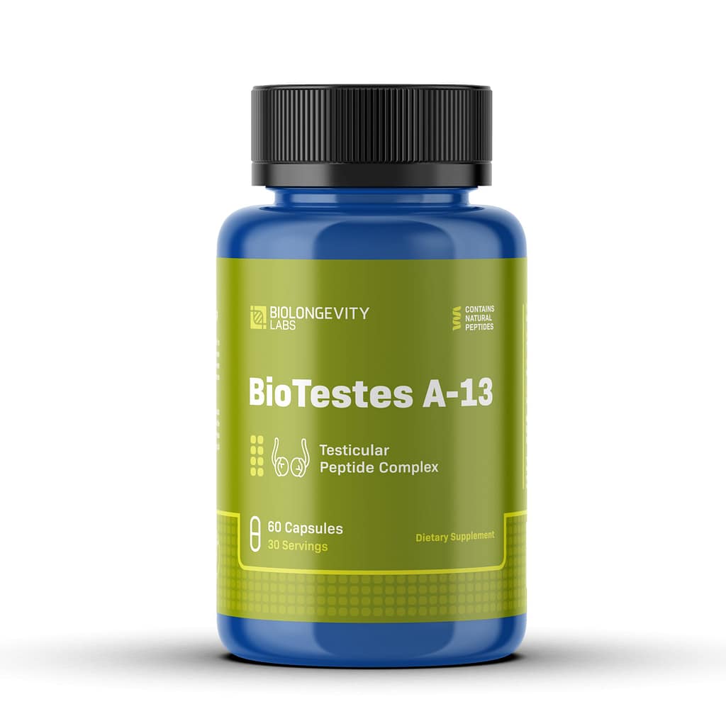 Testoluten A-13 Testes Peptide Bioregulator - BioTestes - 60 Capsules