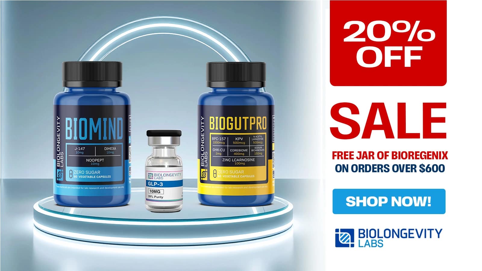 Buy Bioregulators Creams - BioLongevity Labs